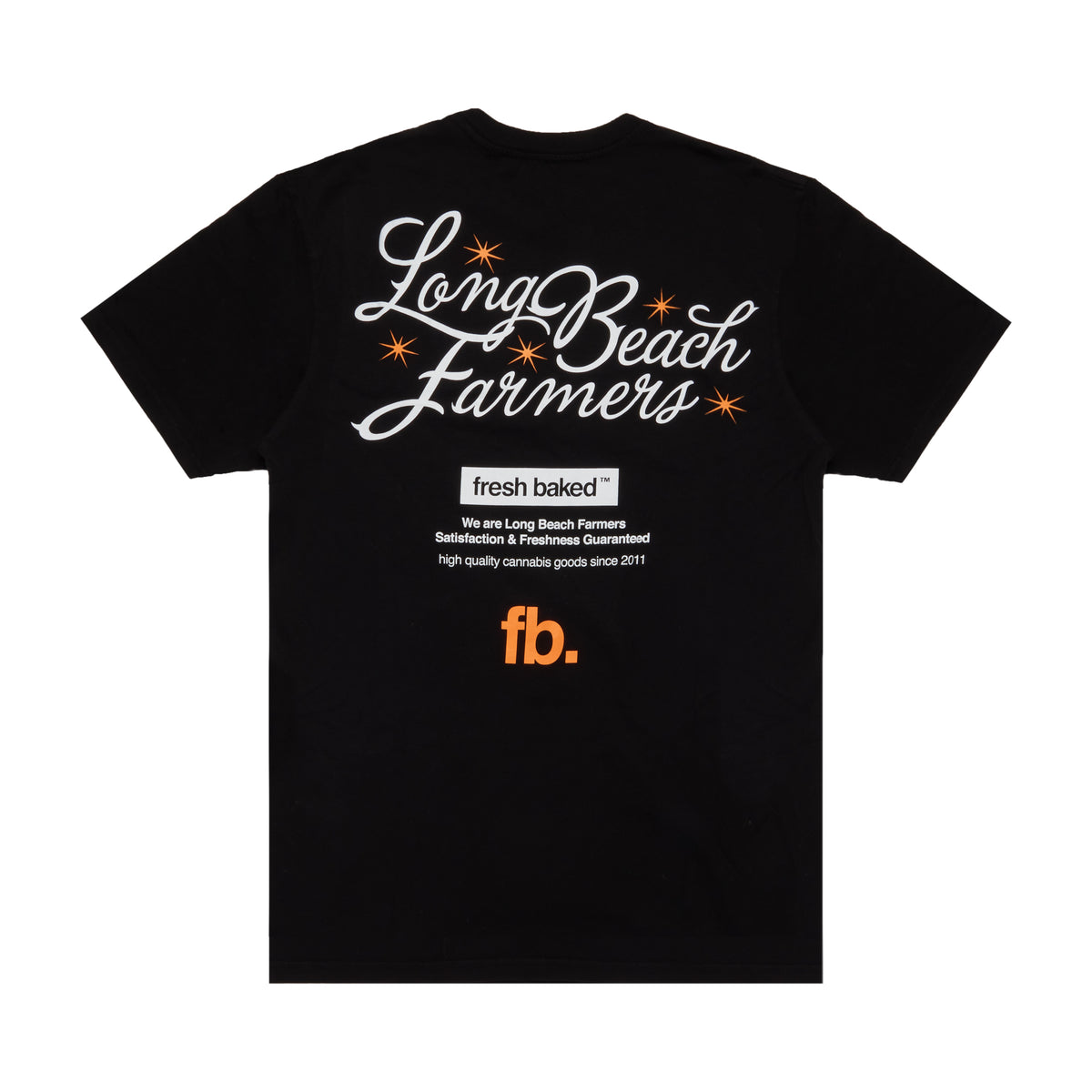 Long Beach Cursive Black T-Shirt – Fresh Baked Apparel